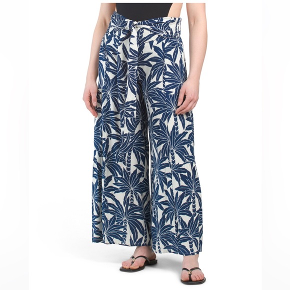 True Destination | Swim | True Destination Wide Leg Tiered Cover Up ...